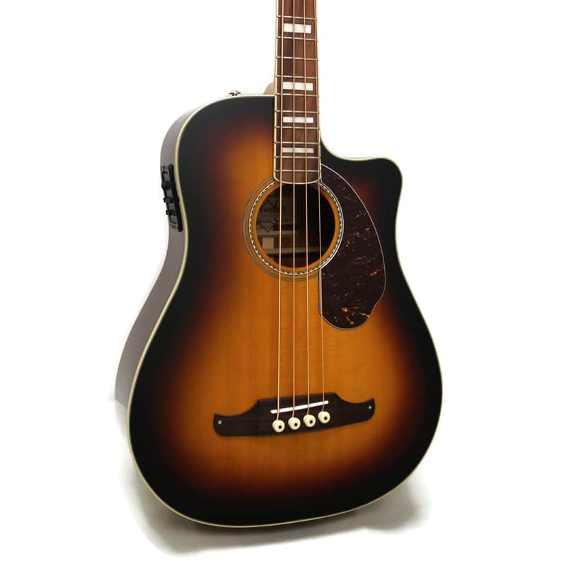 Fender Kingman Bass SCE Dreadnought Cutaway Acoustic-Electric | Reverb