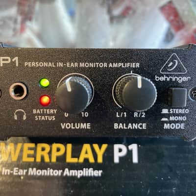 Used Behringer Powerplay P1 In Ear Monitor Amp | Reverb