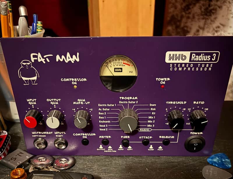 HHB Radius 3 Fat Man Stereo Tube Compressor | Reverb