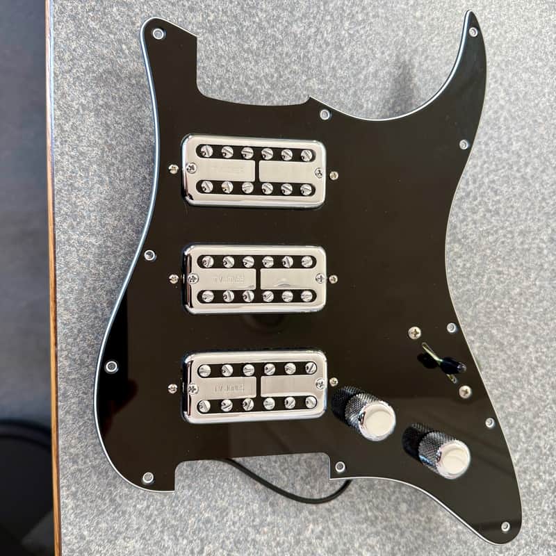 Warmoth Stratocaster Loaded Pickguard HHH TV Jones | Reverb