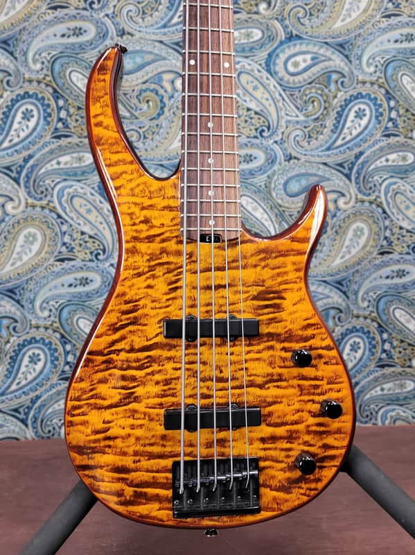 Peavey Millenium BXP 5-String Bass Tiger Eye Flame | Reverb