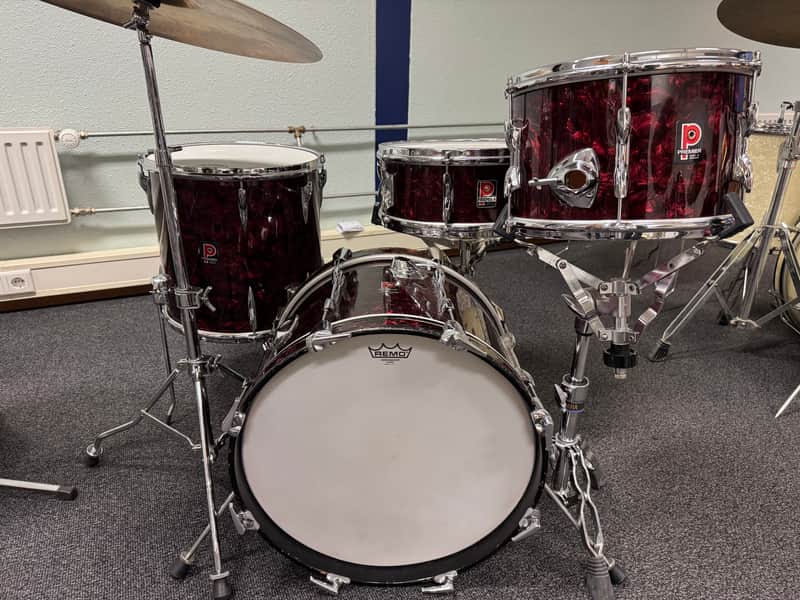 1960s Premier Bop Set 18/12/14/14 - Burgundy Diamond | Reverb
