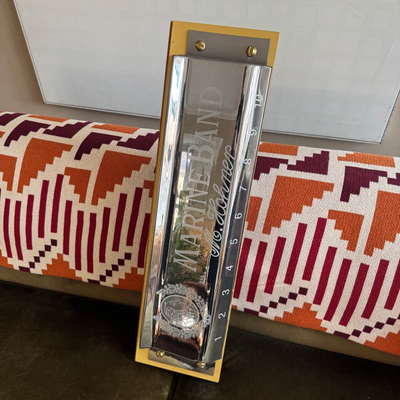 Hohner Marine Band Harmonica Prop Advertising Display | Reverb