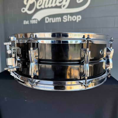 ~RARE!~ Yamaha Black Nickel over Steel 5.5x14 Snare Drum (Rm | Reverb