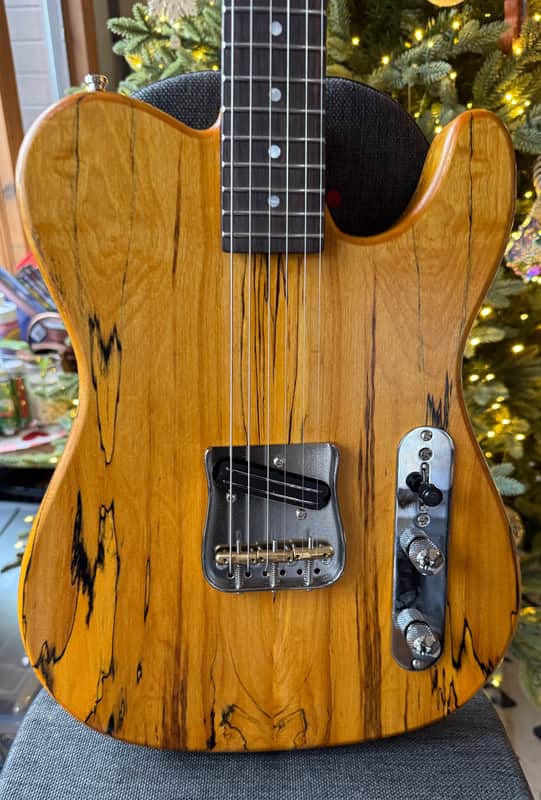 Custom Telecaster Esquire Spalted Mango Top and Body | Reverb