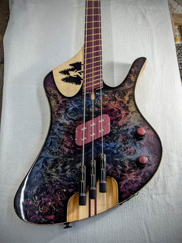pkGuitars headless 3 string bass 2025 | Reverb