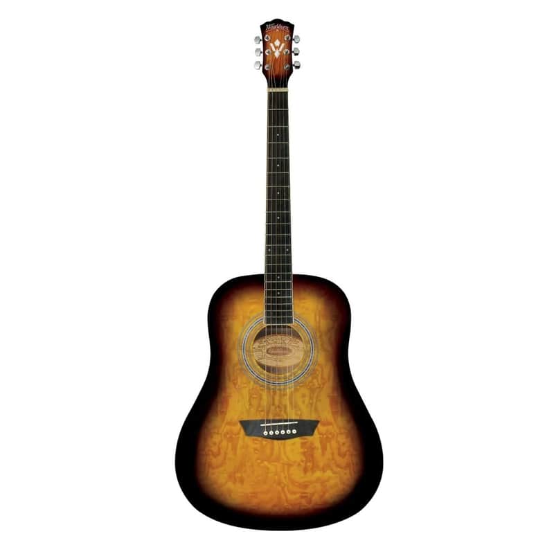 Washburn 6-String Right-Handed Acoustic Guitar Pack with | Reverb