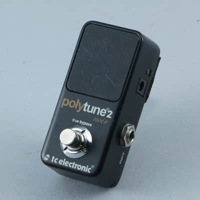 TC Electronic Polytune 2 Mini Noir Tuner Guitar Effects Pedal | Reverb