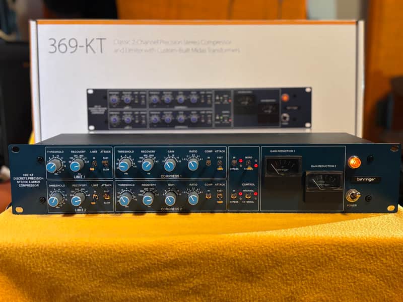 Behringer 369 Classic 2-Channel Precision Stereo Compressor | Reverb