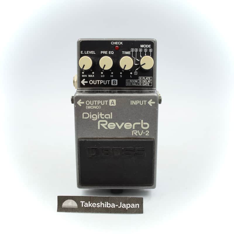 Boss RV-2 Digital Reverb 1987 Made in Japan Guitar Effect | Reverb