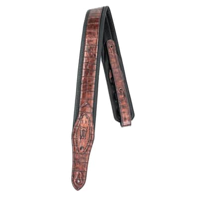 Metallic Bronze Alligator Pattern Strap with Gator Head WW | Reverb