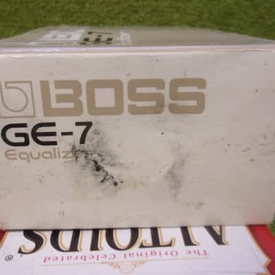 Boss GE-7 box top only, 1990's, grey, Cipollina | Reverb