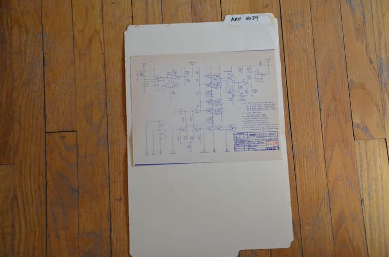 ARP TONUS 4034 Filter Drawing | Reverb