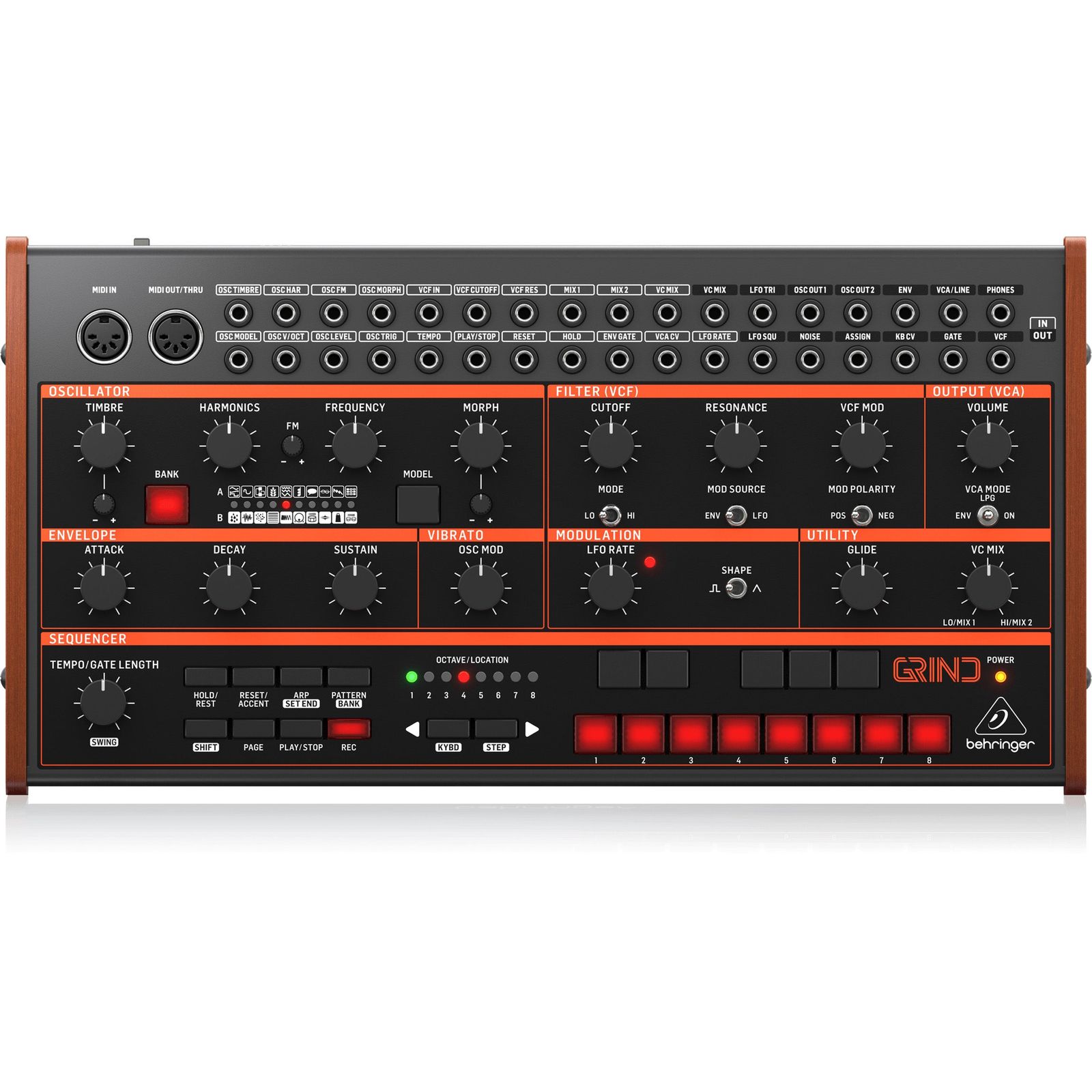 Behringer Grind Hybrid Semi-Modular Synthesizer | Reverb