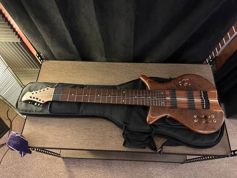 Warr Guitar TG10 Trey Gunn 10 String Neck Thru MIDI Walnut | Reverb