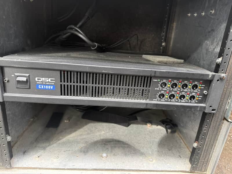QSC CX108V 8-Channels 70/100 Volt Amplifier (#1) | Reverb