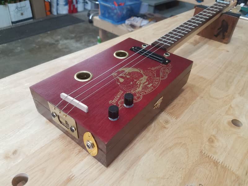 Cabinet Mountain Guitars "Sweet Jane" Cigar Box Guitar | Reverb