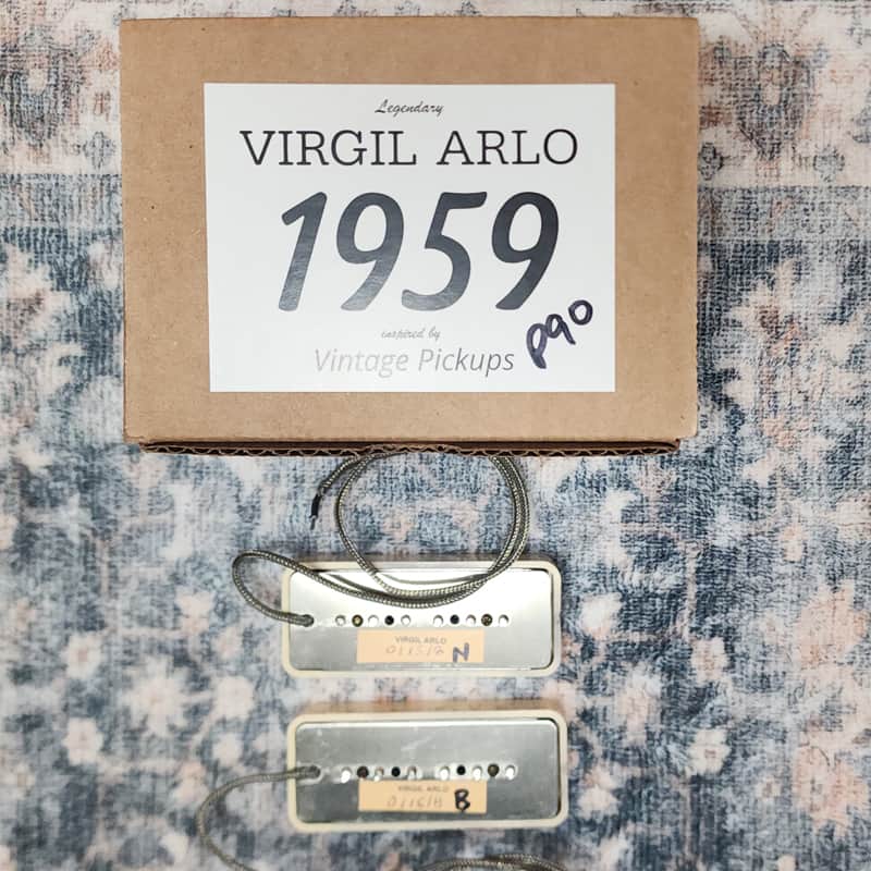 Virgil Arlo P90 Set - "White Label 1959" MINT, Brand New | Reverb