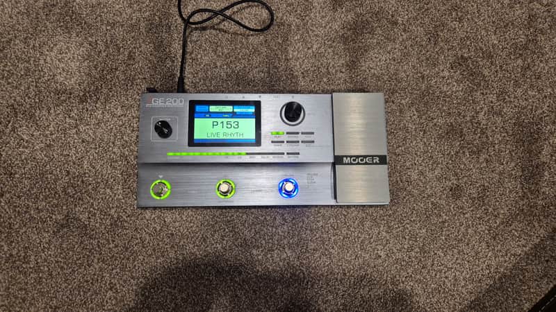 Mooer GE-200 Guitar Multi-Effects 2010s - Brushed Aluminum | Reverb