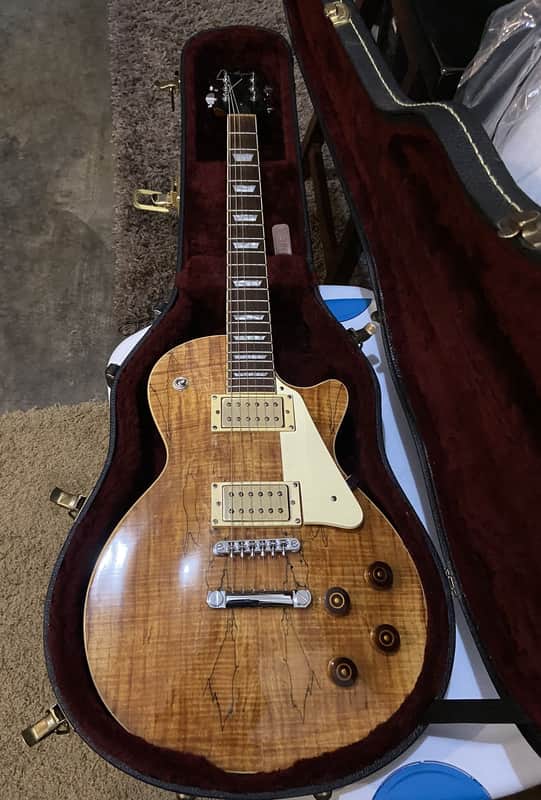 Agile AL series 2004 - Spalted Maple Top, TKL hard case | Reverb