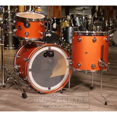 DW Performance 3pc Drum Set 20/12/14 Hard Satin American Rust | Reverb