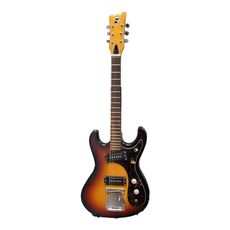 GUYATONE LG-127T Bizarre Guitar Sunburst 1960s 2S Body | Reverb UK