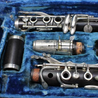 A French Made Jean Buisson Grenadilla Wood Bb Clarinet in a | Reverb