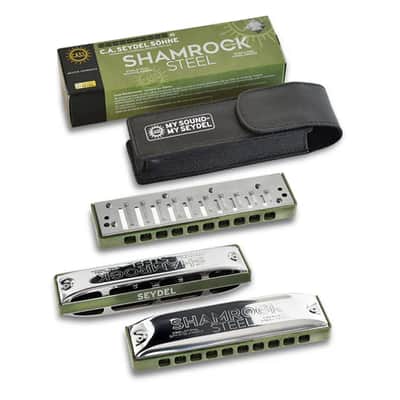 Seydel Shamrock Octave Harmonica Key of C | Reverb