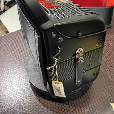 Hohner Anacleto BlackHawk 6 Switch Two Tono FBE/MI Accordion | Reverb