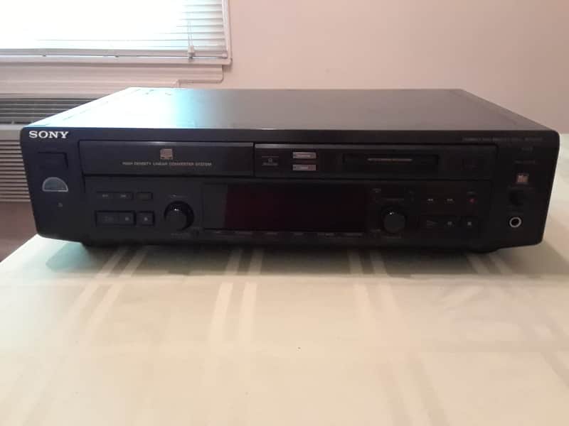 Sony Compact Disc Mini Disc Deck Model MXD-D40 | Reverb