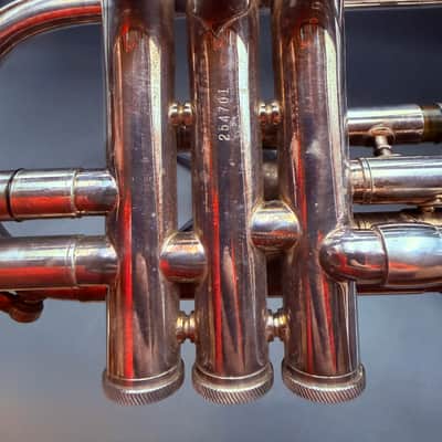 Blessing XL Cornet – Made in USA – Silver Plate – w/ Case & | Reverb
