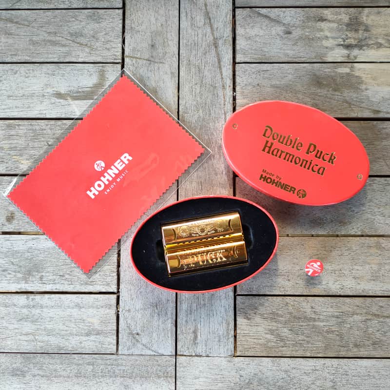 Hohner Double Puck Harmonica, Double-sided G/C, 10-hole | Reverb UK