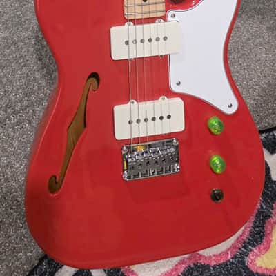 Squier Paranormal Cabronita Telecaster Thinline 2020 - Fiesta | Reverb