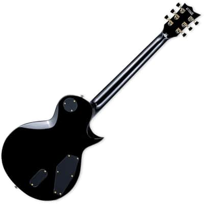 ESP LTD Deluxe EC-1000 Fluence Lefty Black Guitar | Reverb