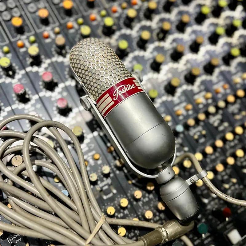Toshiba G Type ribbon microphone 1950 - RCA 77-dx style | Reverb
