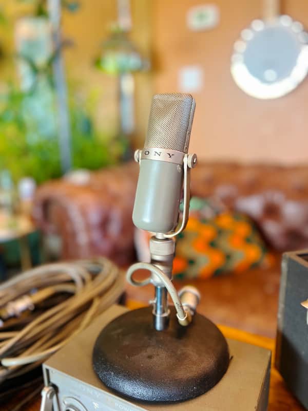 Beautiful Sony C-37A Vintage Tube Condenser Microphone 1960s | Reverb