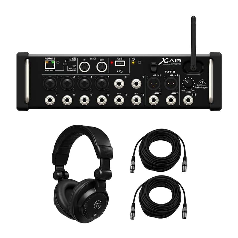 Behringer X Air XR12 12-Input Digital Mixer with 4 | Reverb
