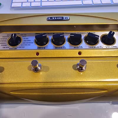 Line 6 DM4 Distortion Modeler 2010s - Gold | Reverb