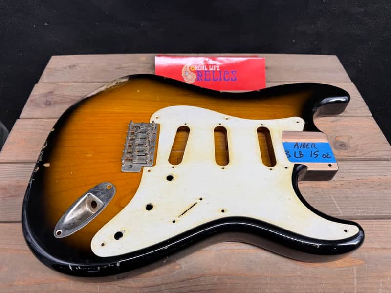 Real Life Relics Strat® Stratocaster® Body Aged | Reverb Australia