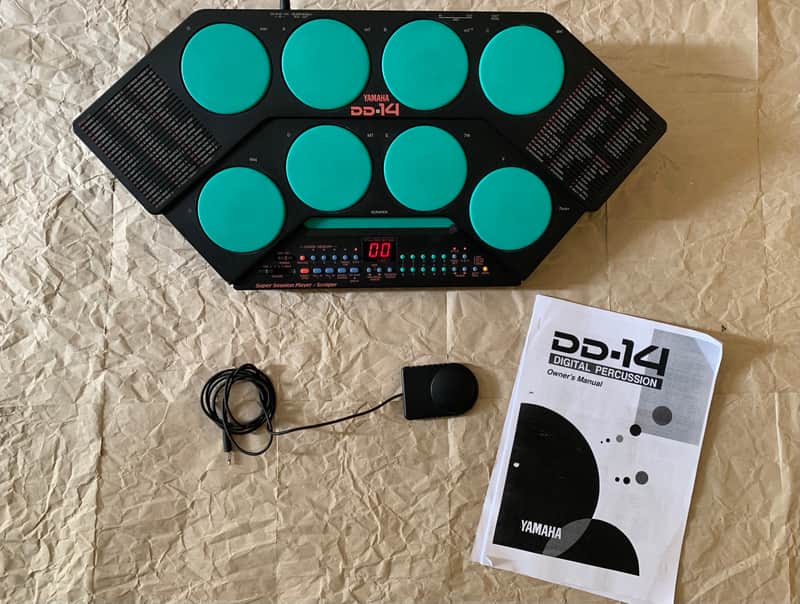 Yamaha DD-14 Super Session Player Scraper 80s Digital Drum | Reverb UK