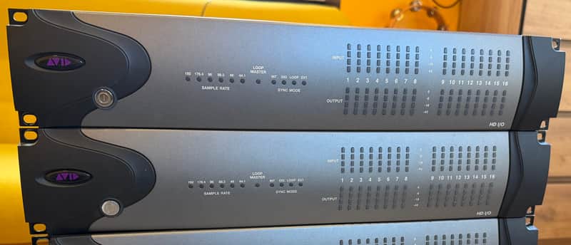 Avid HD I/O 16x16 Analog Pro Tools (2 units) | Reverb