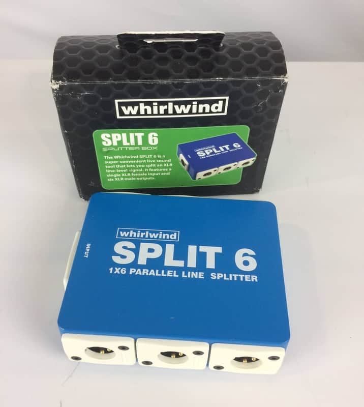 Whirlwind SPLIT6 Line Level Parallel Splitter | Reverb