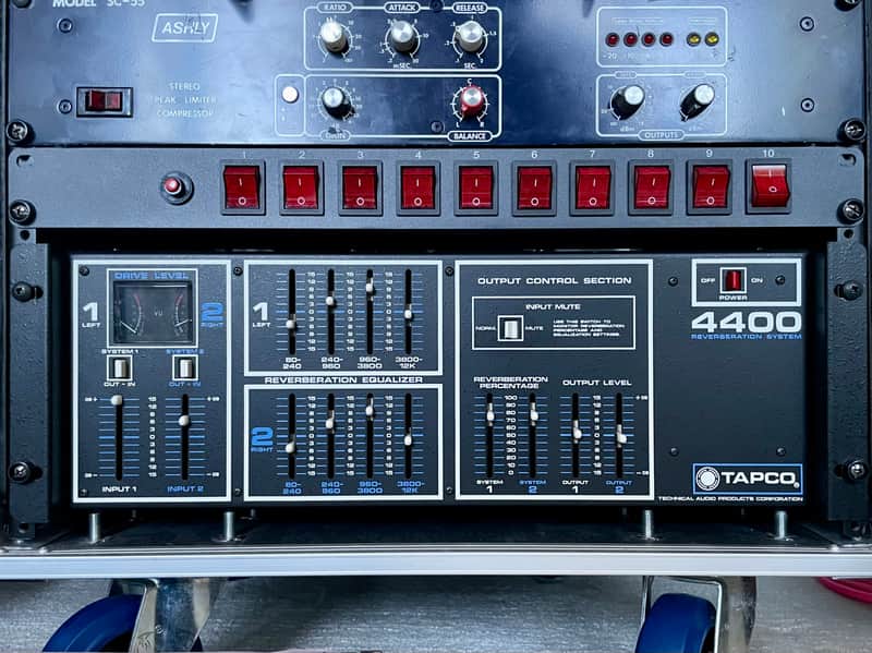 Tapco 4400 dual spring reverb with EQ - Black | Reverb