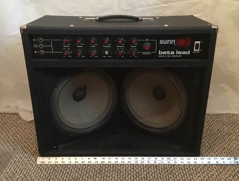 Vintage Sunn Beta Lead 2x12 Guitar Amp | Reverb