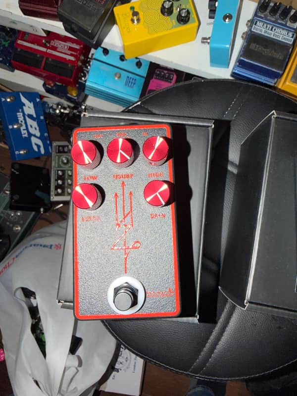 MWK Audio Design Dybbuk overdrive 2026 - Black red | Reverb