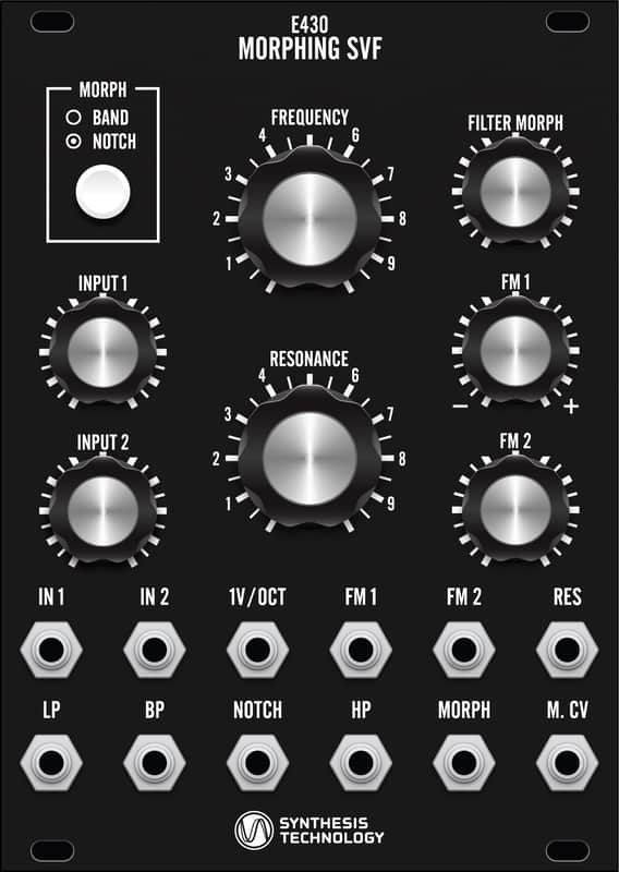 Synthesis Technology - e430 Morphing SVF (Black) | Reverb