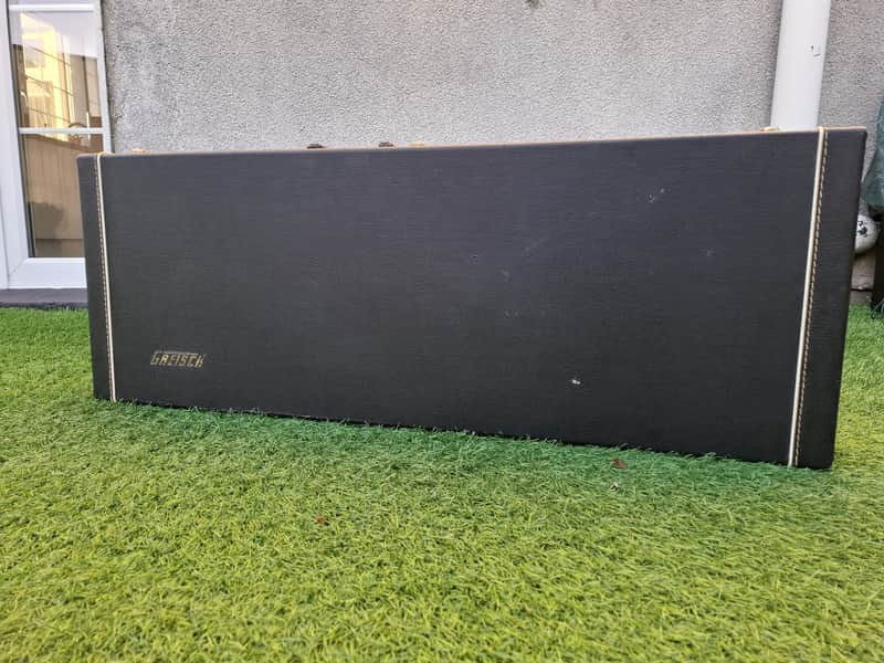 Vintage Gretsch Rectangular Guitar Case – Black Tolex, Blue | Reverb