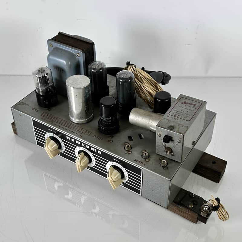 Newcomb P-10-A & MPA Vintage Harmonica/Guitar Tube PA Head | Reverb