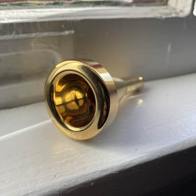 Monette Unity TS11 Small Shank Trombone Mouthpiece - Gold | Reverb