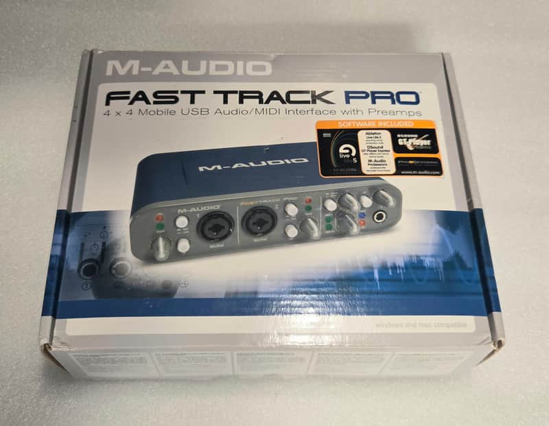 M-Audio Fast Track Pro USB Audio Interface - Exc in Box! | Reverb